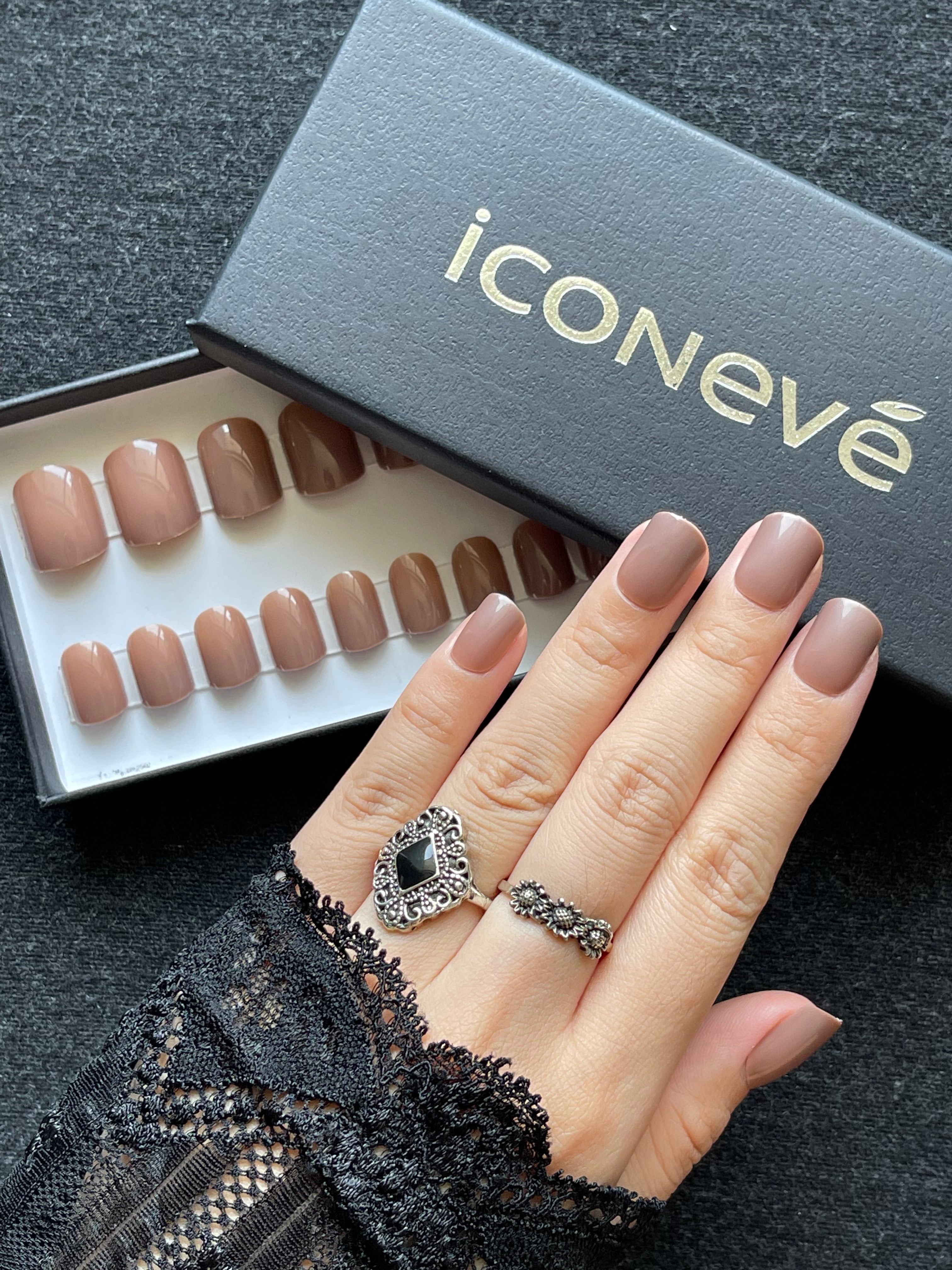 Beaver - Glossy Square – ICONEVE NAILS