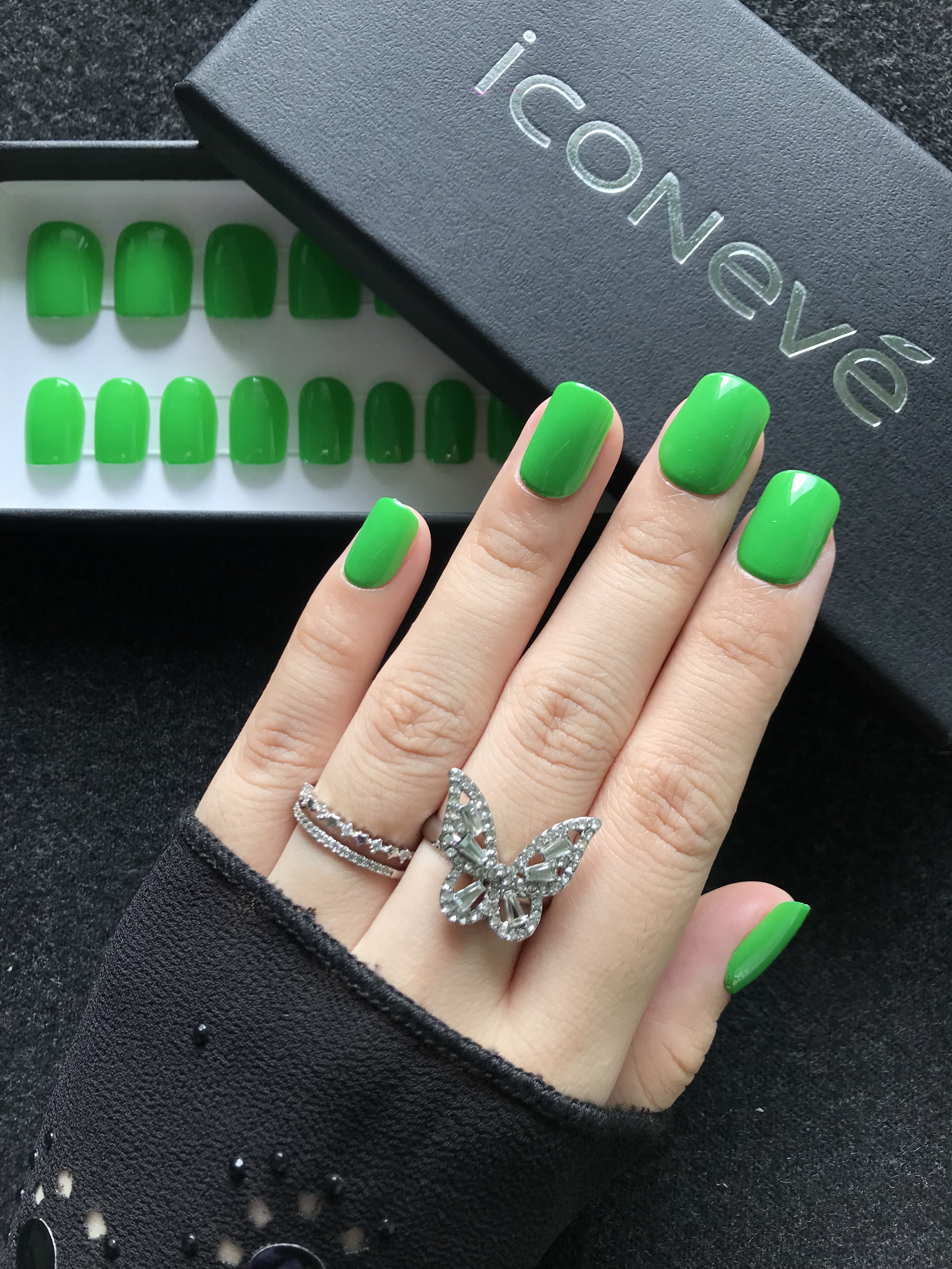 Parakeet - Glossy Square – ICONEVE NAILS